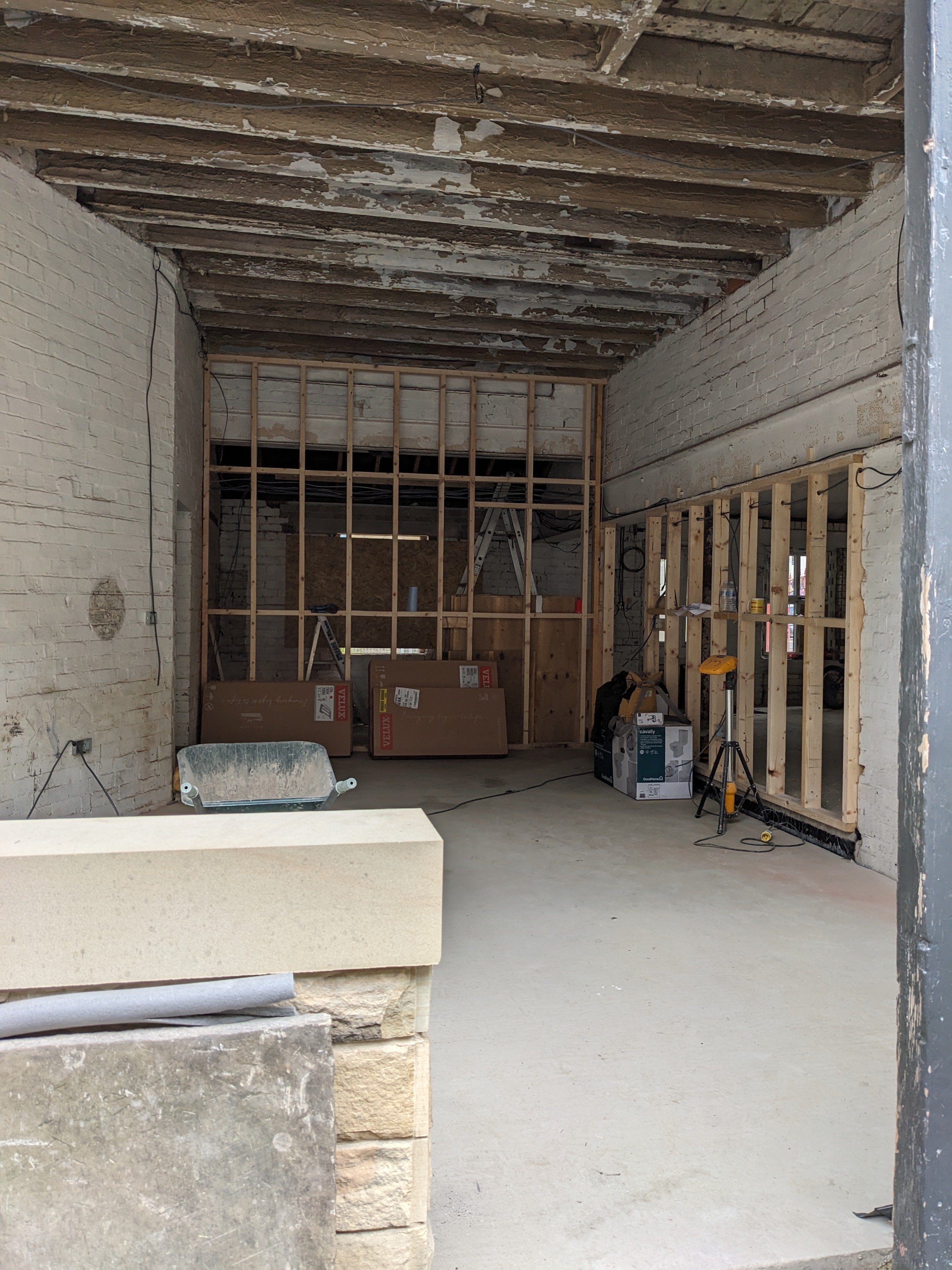 Concrete Room Under Garage