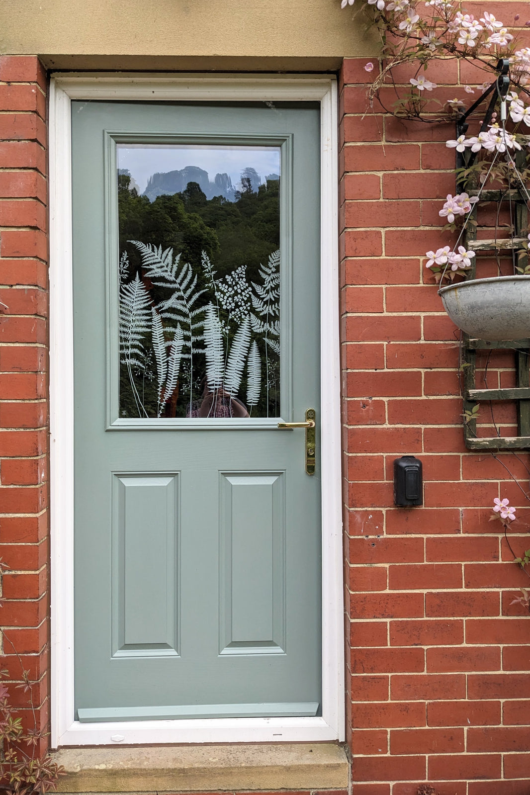 window film with meadow and nature designs by designer Hannah Nunn