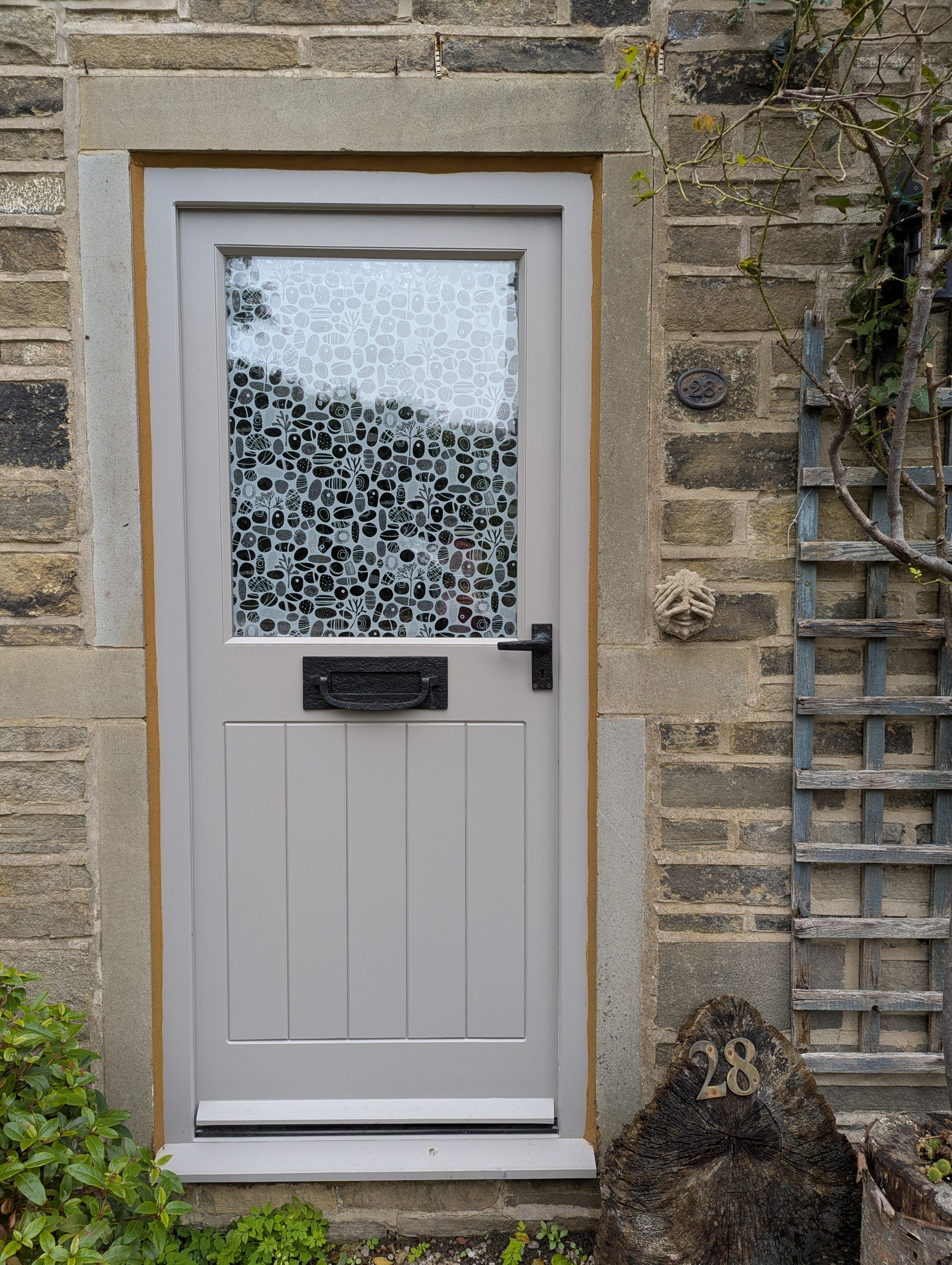 window film with meadow and nature designs by designer Hannah Nunn